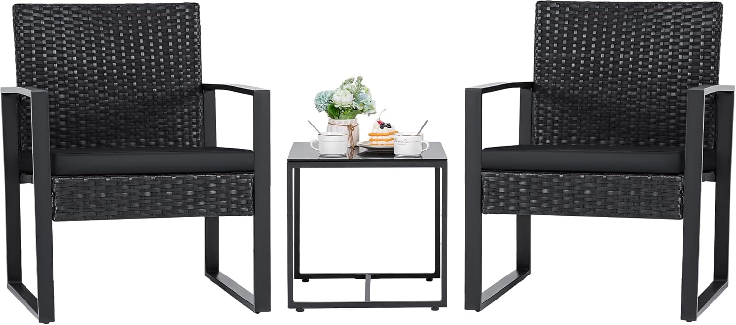 Flamaker 3 Pieces Patio Set Review - Fresh Space Decor