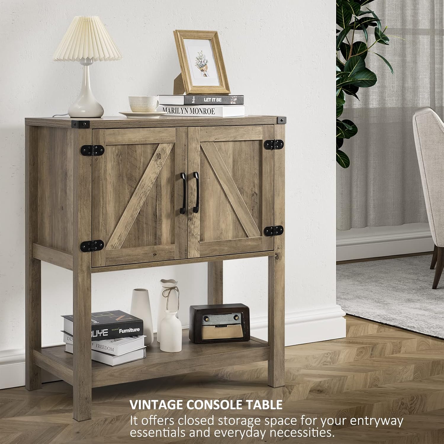 Console Table Coffee Bar Cabinet Review - Fresh Space Decor