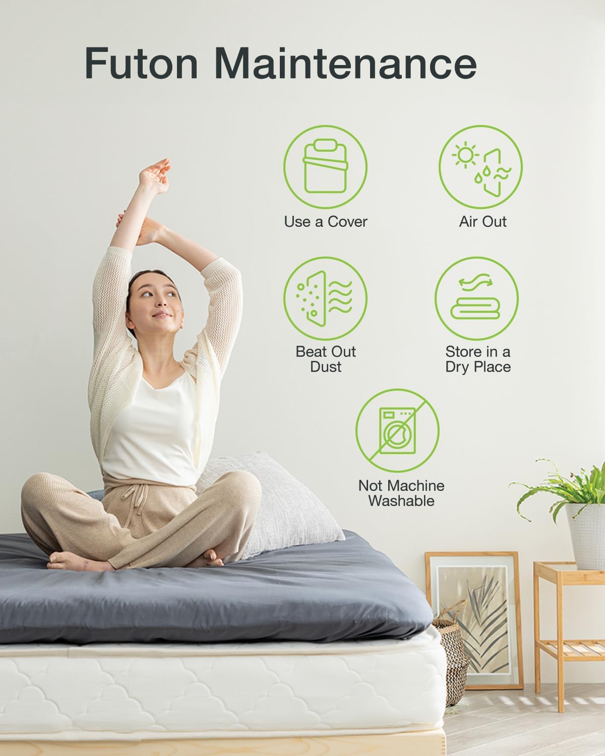FULI Japanese Futon Mattress Review - Fresh Space Decor