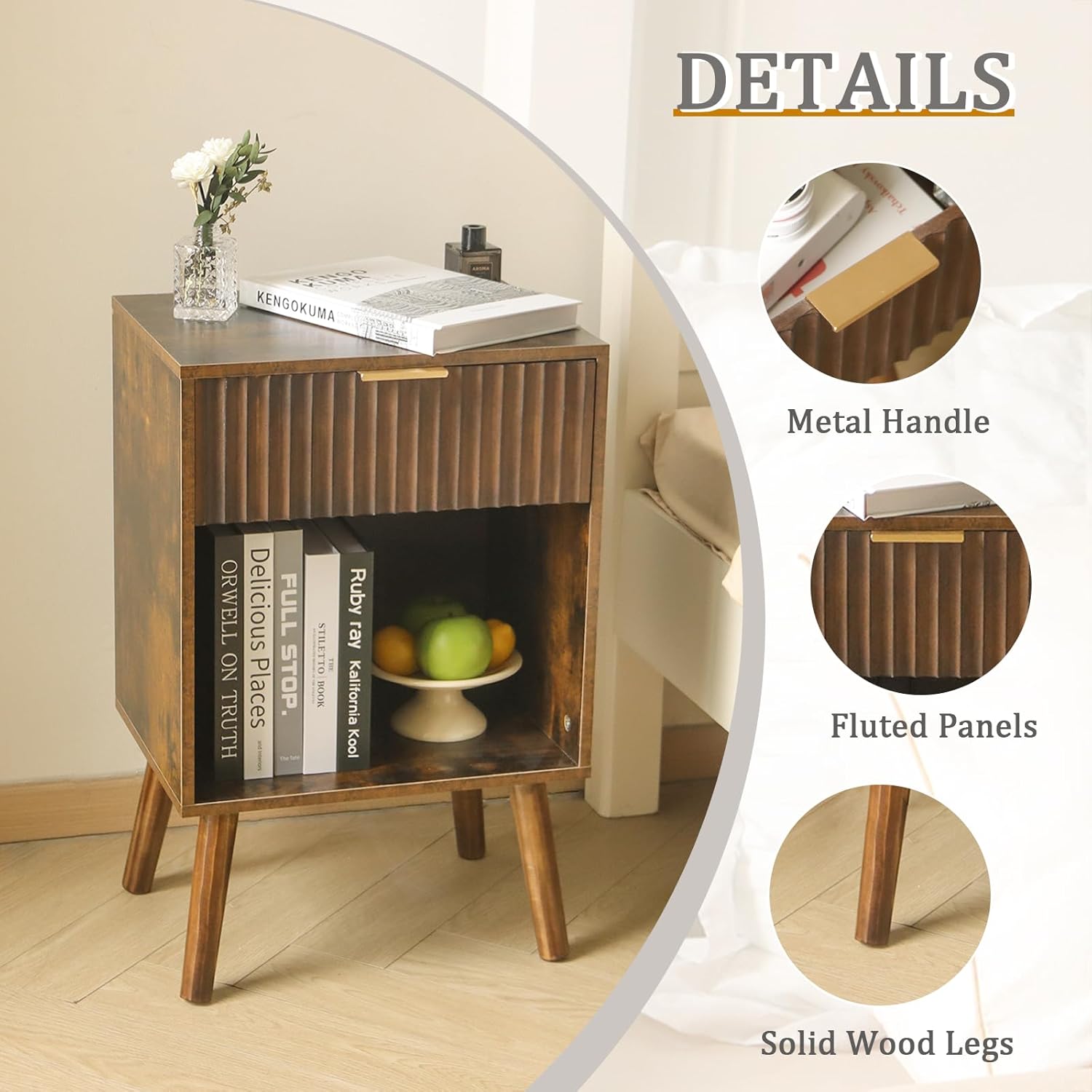Mid Century Modern Nightstand Review - Fresh Space Decor