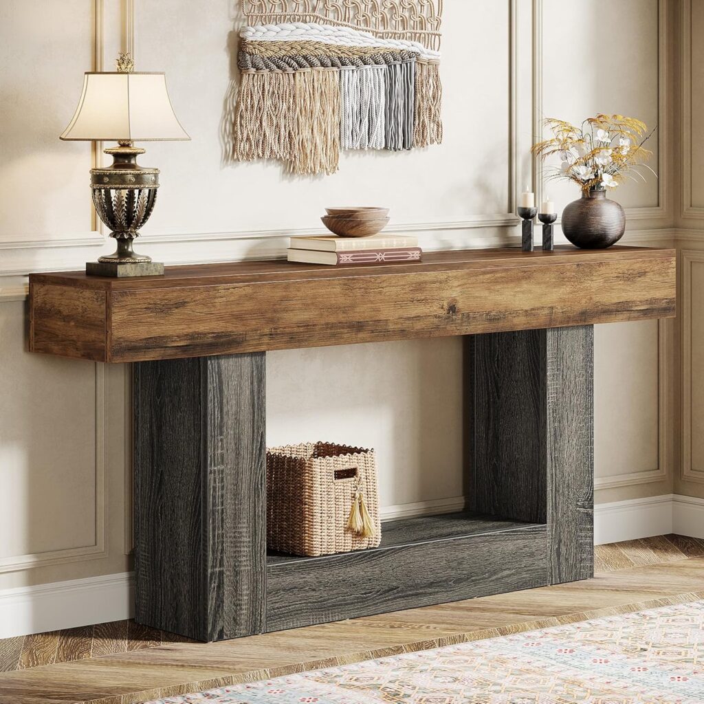 Tribesigns 63" Console Table Review - Fresh Space Decor